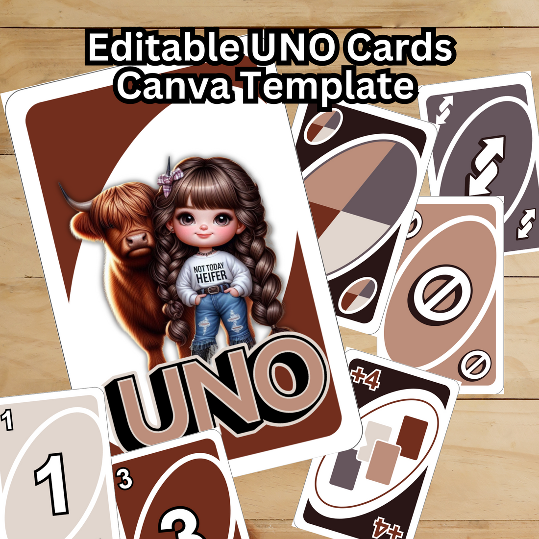 Editable Game Cards Canva Template – Creative Friends